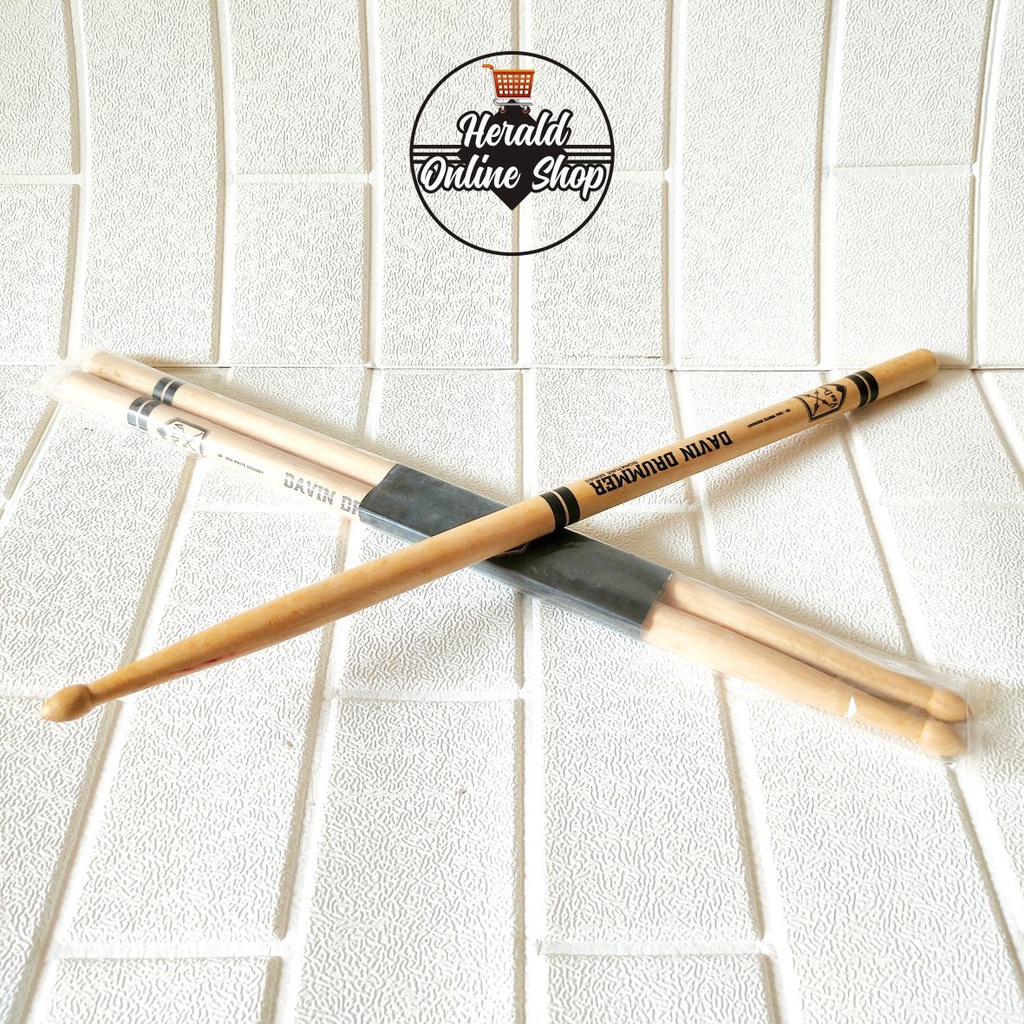 Jual Drumstick Stik Drum White Hickory ukuran 2B panjang 43cm sepasang ...