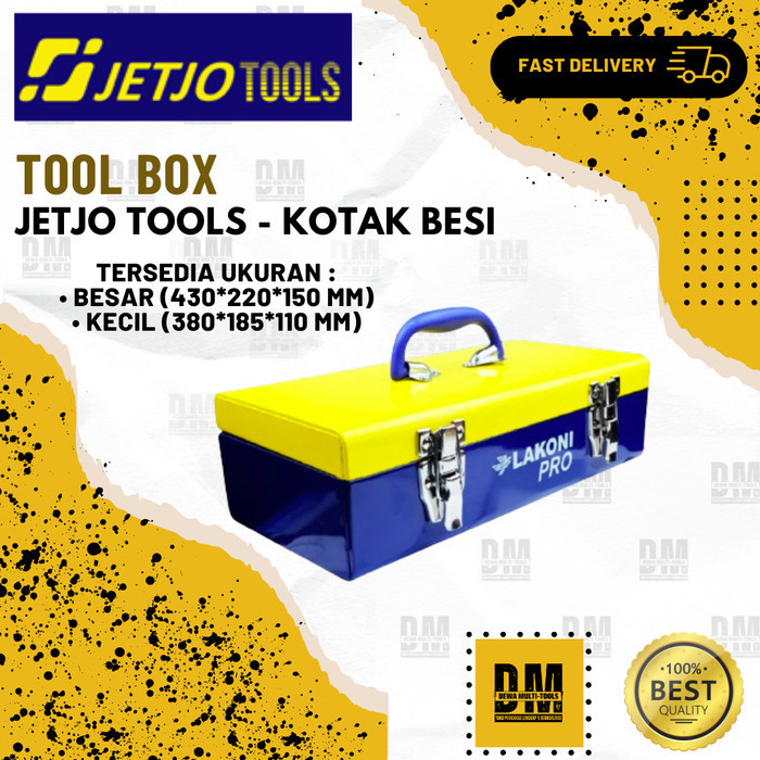 Jual JETJO TOOL Lakoni Pro Tool Box Toolbox Kotak 1 Susun Besi Besar ...
