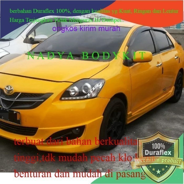 Jual Bodykit Vios Viper Gen 2 Body Kit Grade-A - 1 Set Asli duraflex ...
