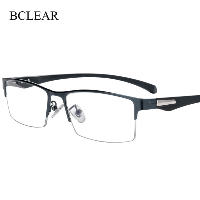 Jual Men Titanium Alloy Eyeglasses Frame for Male Eyewear Flexible ...