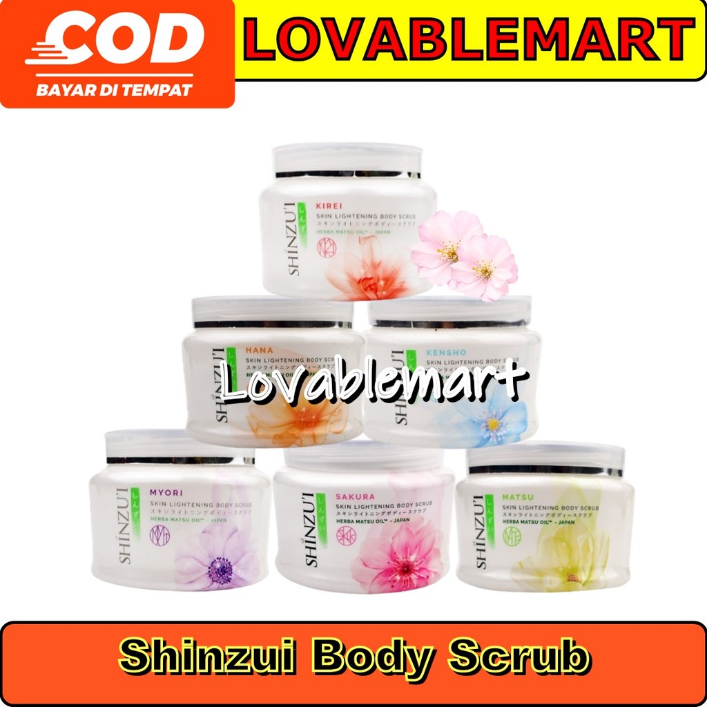 Jual Lovablemart SHINZUI - SKIN LIGHTENING BODY SCRUB 200g - Lulur ...