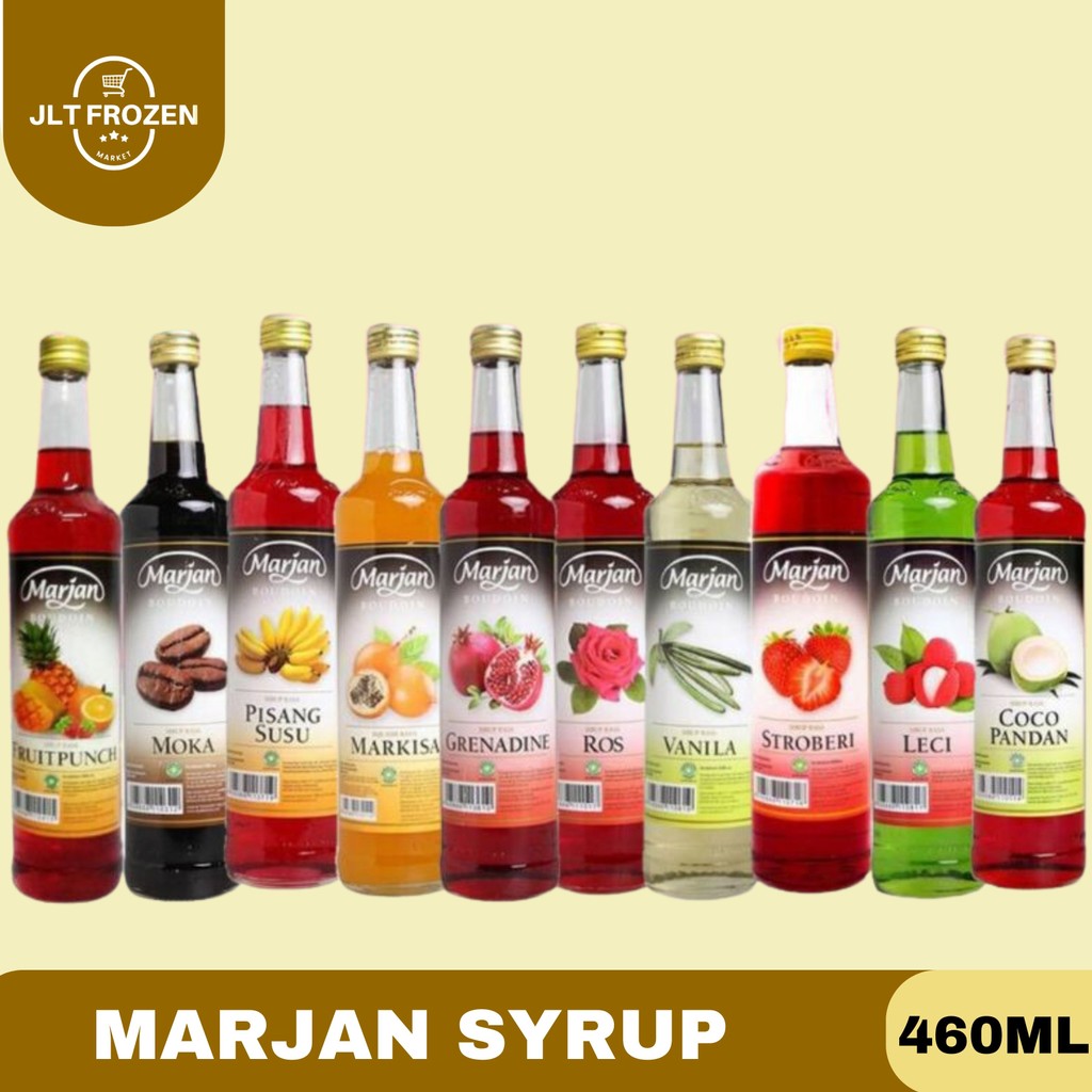 Jual Marjan Syrup / Sirup / Minuman / Sari Buah / Vanila / Strawberry ...