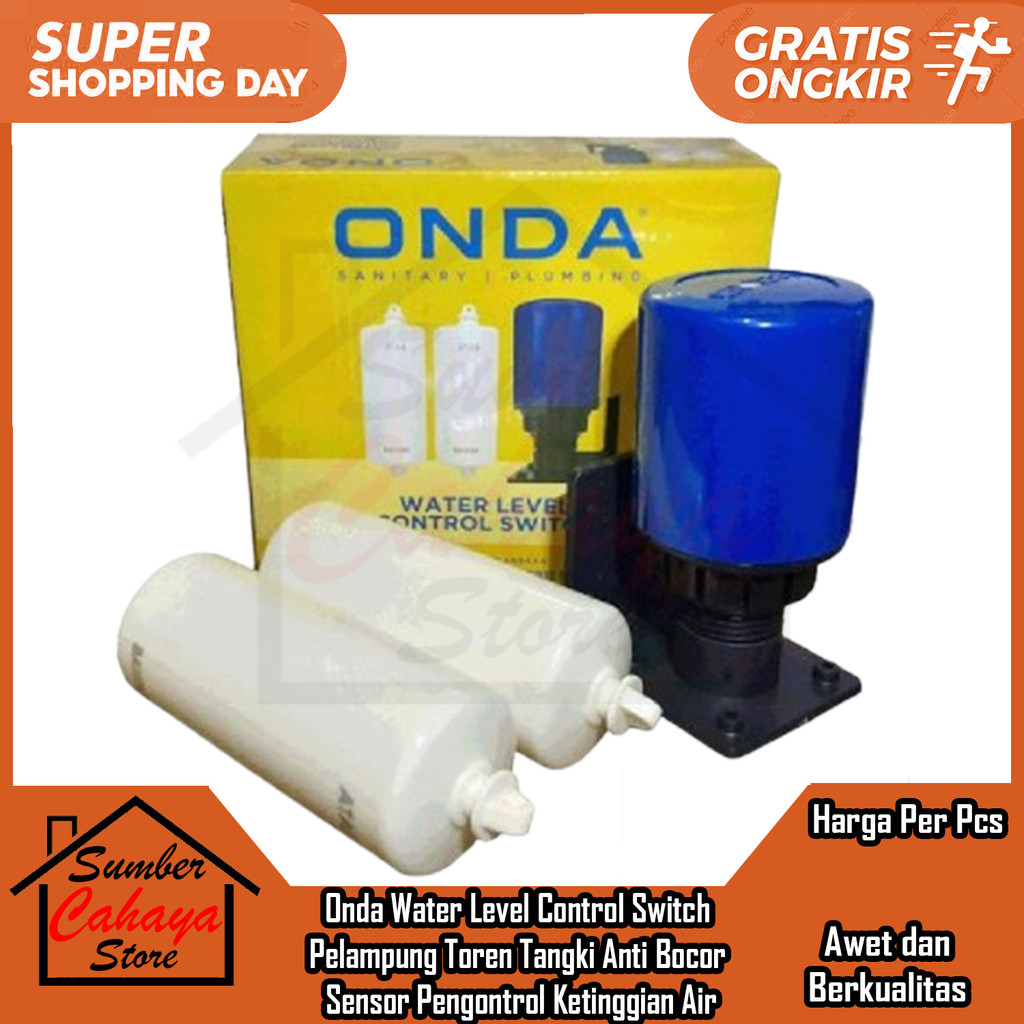 Jual Onda Water Level Control Switch Pelampung Toren Tangki Anti Bocor ...