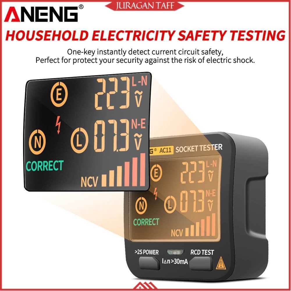 Jual ANENG Stop Kontak Voltage Tester Grounding Polarity Phase Check ...