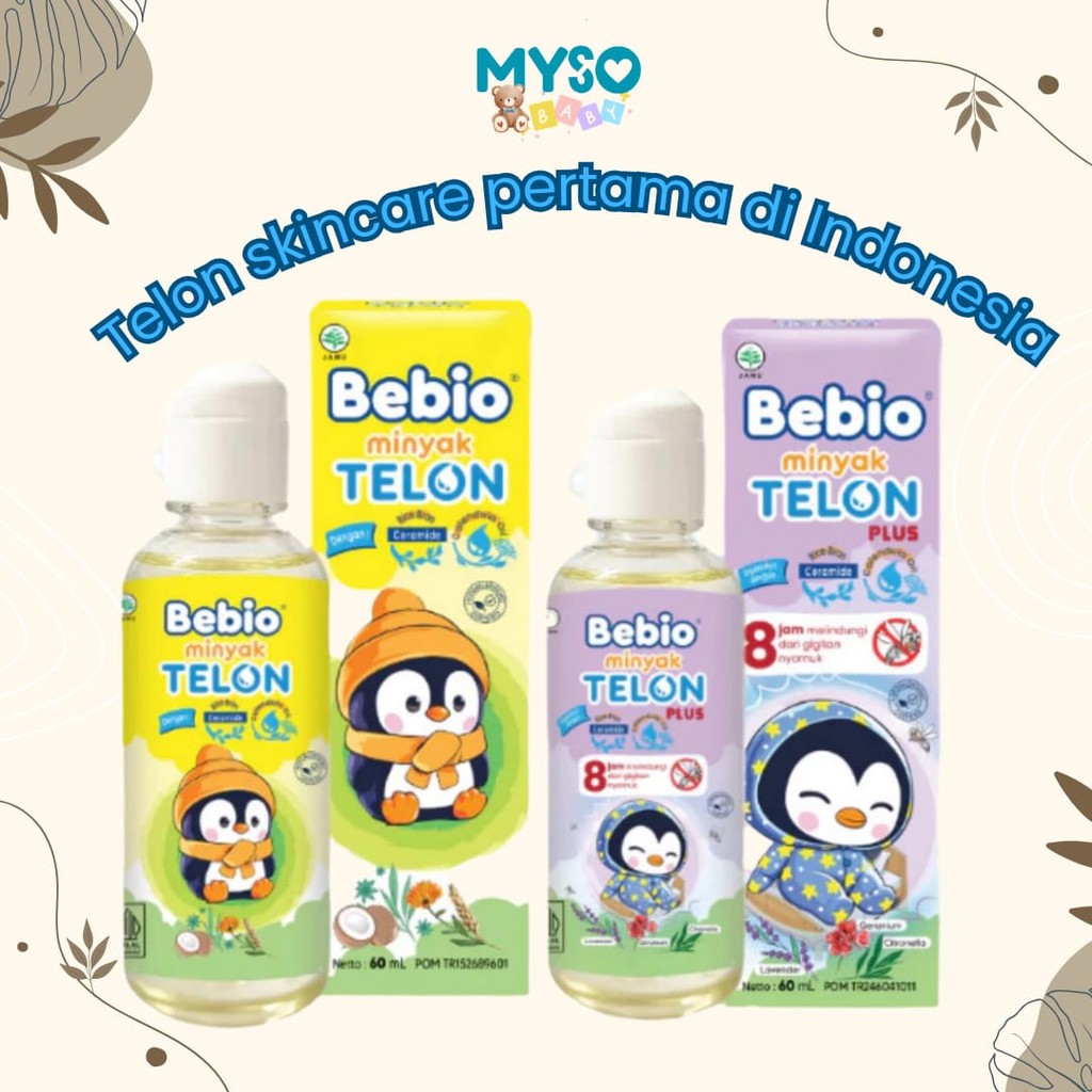 Jual Bebio Minyak Telon with Ceramide 60ml Minyak telon skincare telon ...