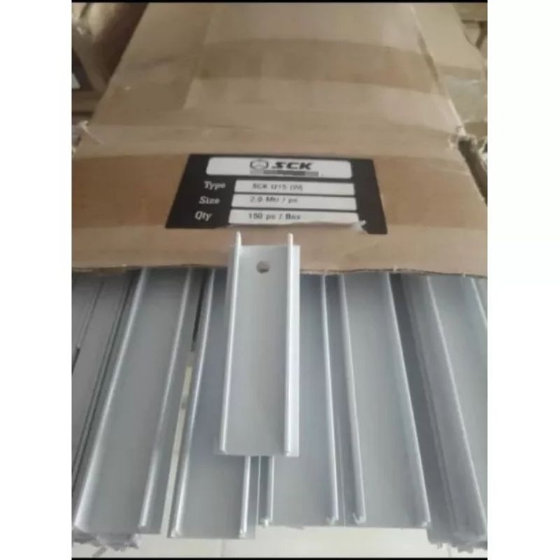 Jual Tali air UPVC U Channel PVC Groove Joint SCK U15 W 2m | Shopee ...