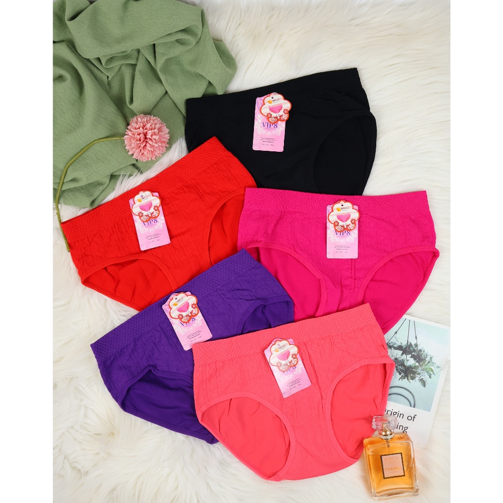 Jual Celana Dalam Wanita CD Seamless Cangcut Katun Wanita High Waist ...