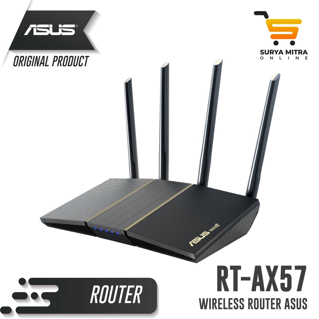 Jual Wireless Router Asus RT-AX57 AX3000 Dual Band Wifi 6 with AiMesh ...