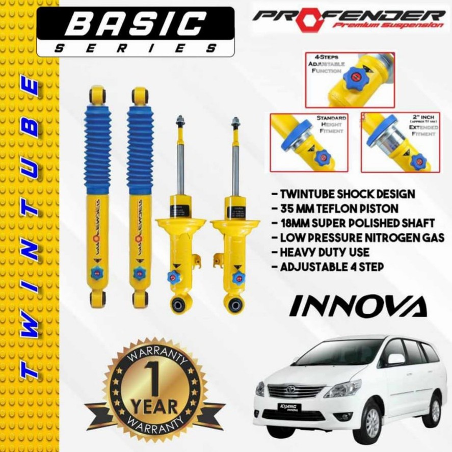 Jual PROFENDER Shock breaker Adjustable Toyota Innova Reborn 2004 ...