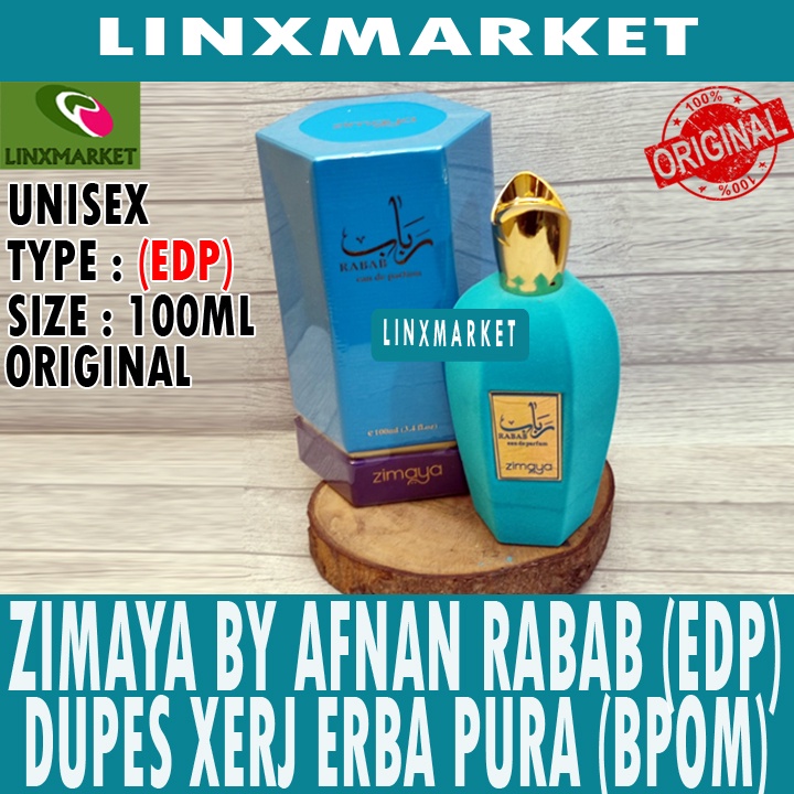 Jual ZIMAYA BY AFNAN RABAB EDP UNISEX 100ML (DUPES XER ERBA PURA) BPOM | Shopee Indonesia