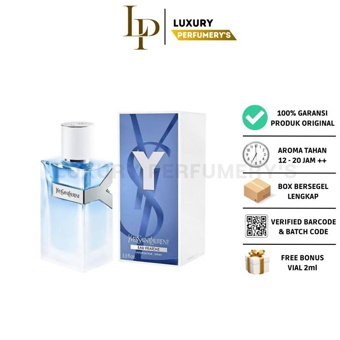 Jual YSL Y Eau Fraiche 100ml Original Box Bersegel Lengkap | Shopee ...