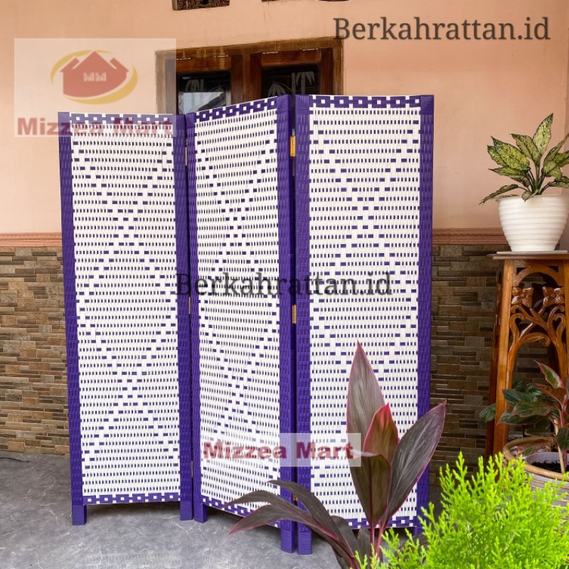 Jual MizzeaMart Sketsel Rotan Model Pembatas Penyekat Partisi Ruangan ...