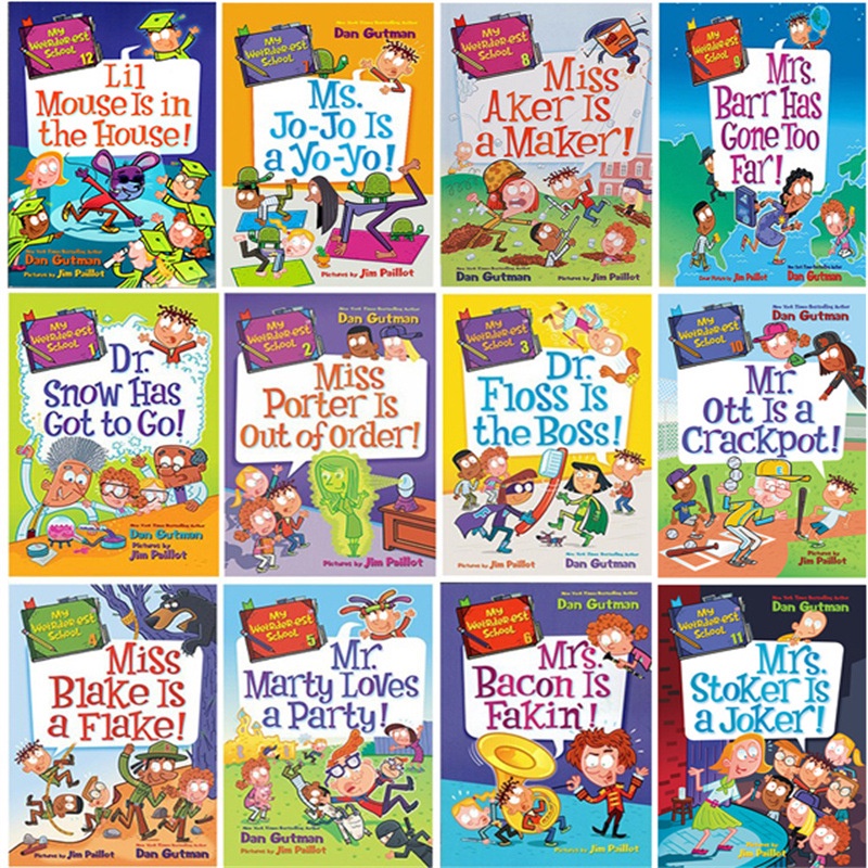 Jual My Weirdest School Box Set: Books 12 by Dan Gutman Series 5 ...