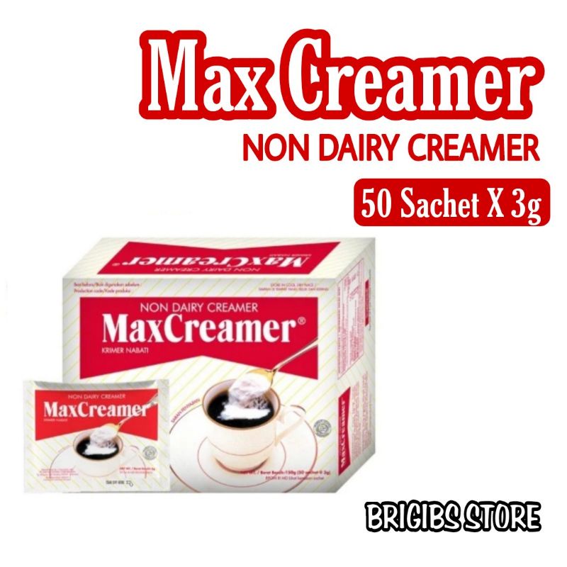 Jual Max Creamer Non Dairy Creamer / Krimer Sachet 50pcs (1 Box ...