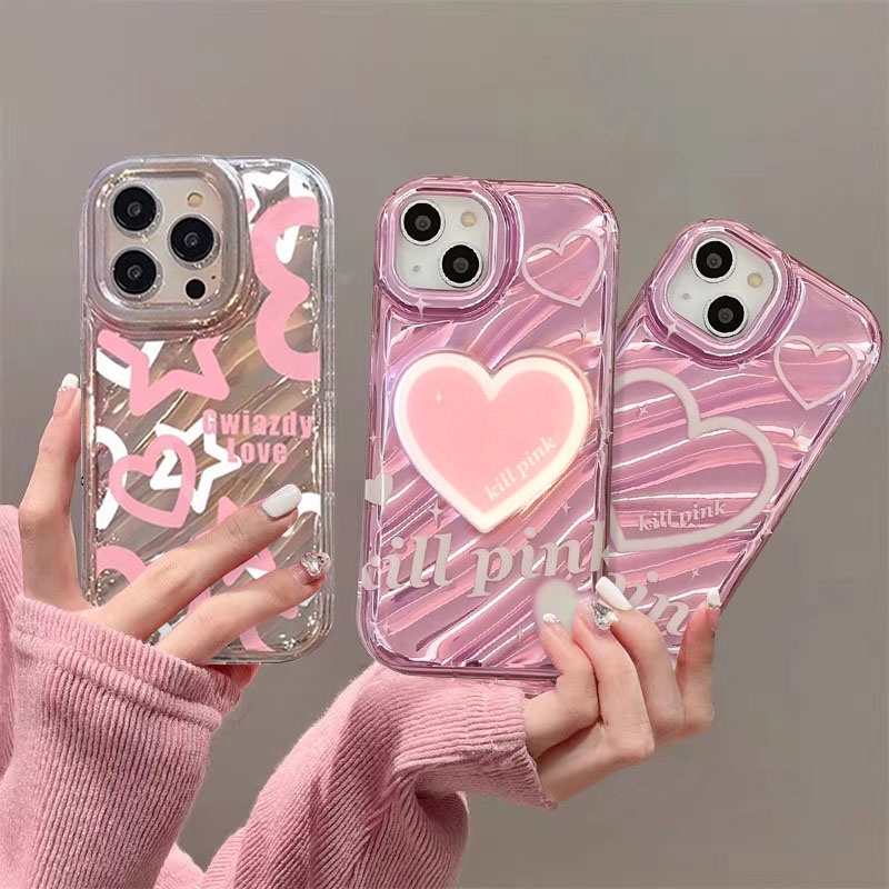 Jual Hot Casing Ponsel Cangkang Lunak Mewah Kartu Laser Gelombang 3d 3d