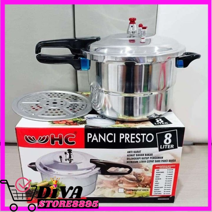 Jual PRESTO 8 LITER DAN PANCI PRESTO 4 LITER SERBAGUNA DAGING LUNAK ...