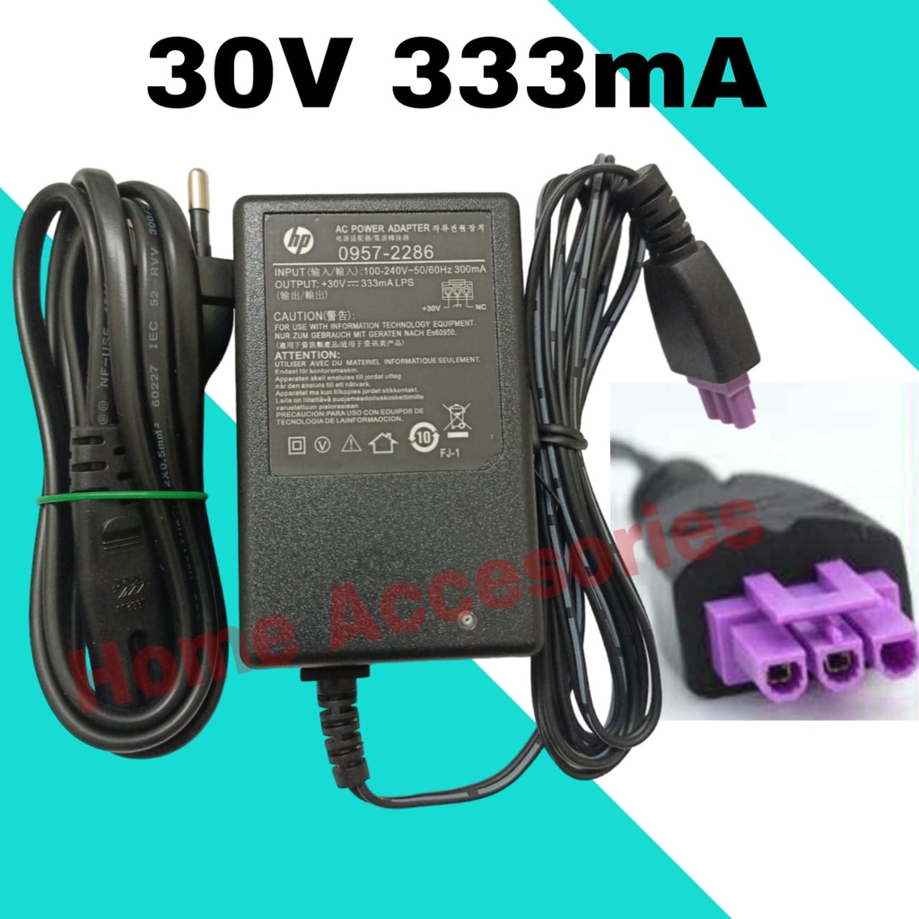 Jual Plus Kabel Power Adaptor Printer HP Deskjet 1000 1050 2050 2060 ...