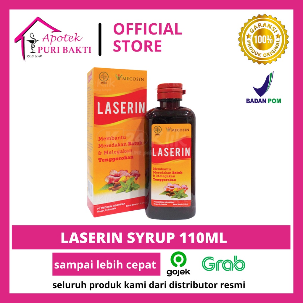 Jual Laserin Sirup Obat Batuk 110ml | Shopee Indonesia
