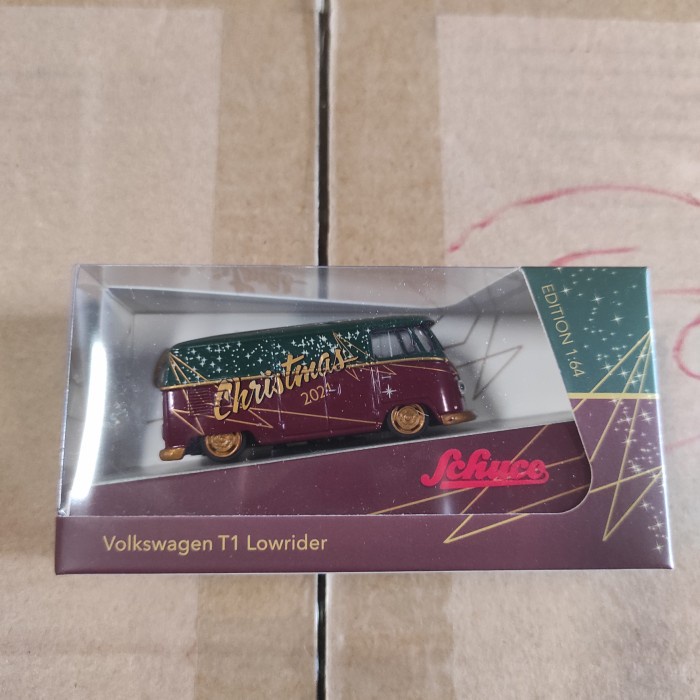 Jual SCHUCO VOLKSWAGEN VW T1 LOWRIDER CHRISTMAS LIMITED EDITION ...