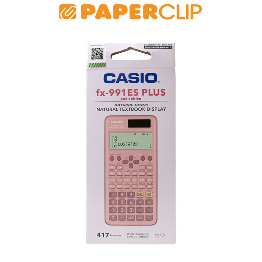 Jual CALCULATOR CASIO FX-991ES PLUS 2ND EDITION PINK | Shopee Indonesia