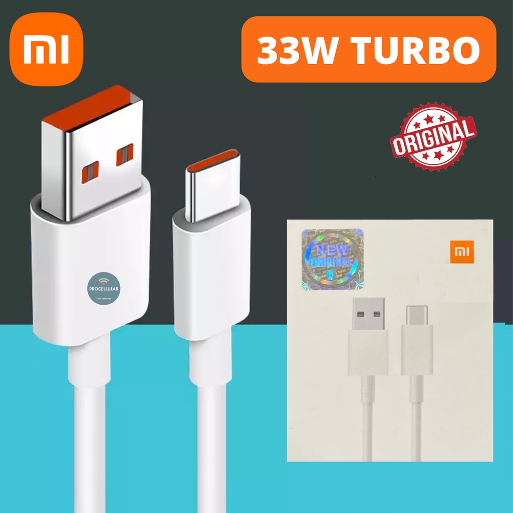 Jual Kabel Charger Xiaomi Poco M4, X3 Pro Turbo Charge 33W Cable ...