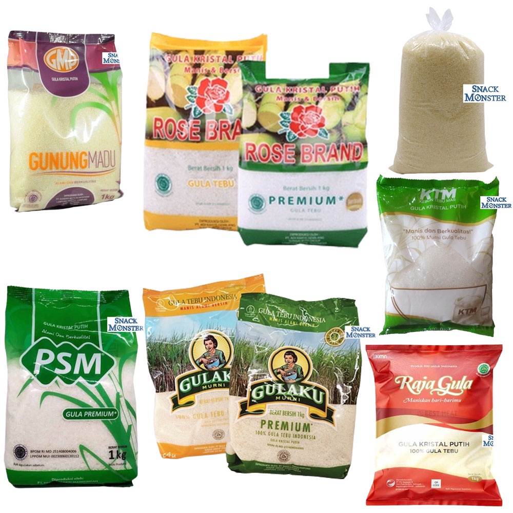 Jual Gulaku Gula Pasir Premium Tebu Murni - Netto 1 kg | Shopee Indonesia