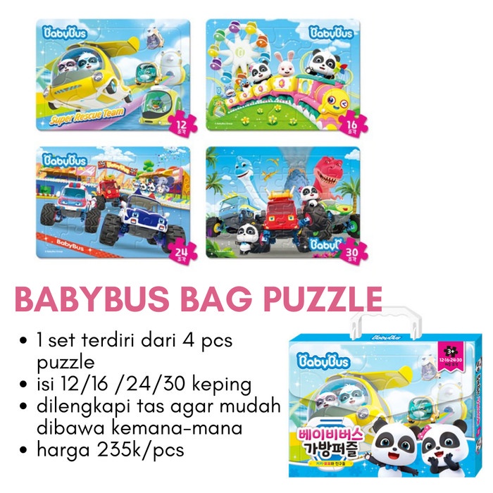 Jual Babybus puzzle collection aneka ragam puzzle karakter babybus ...
