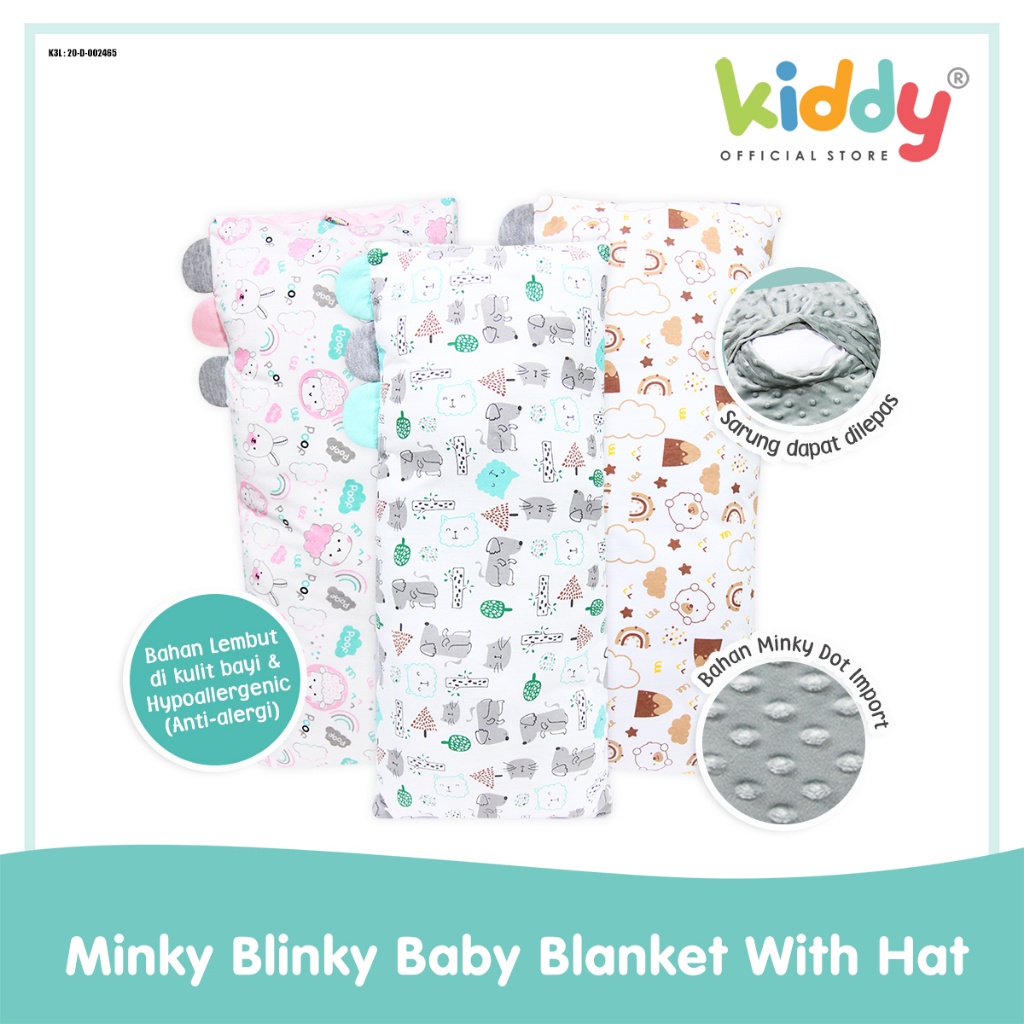Jual Kiddy Minky Blinky Buddy Pillow /Merk Kiddy Bantal Untu Anak ...