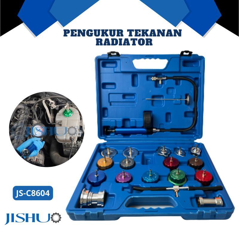 Jual JISHUO [COD] PENGUKUR TEKANAN RADIATOR BIRU SET 21PCS JS-C8604 ...