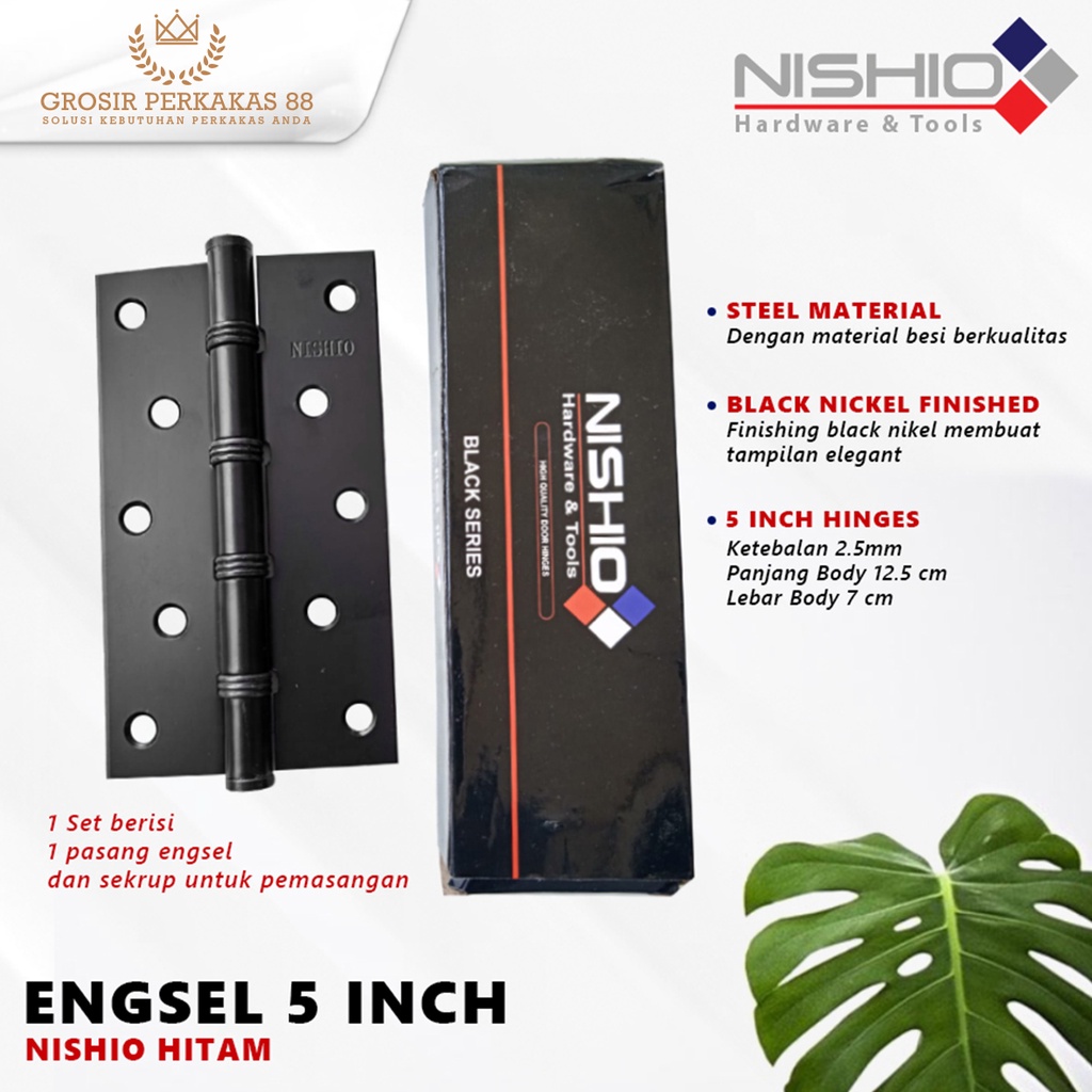 Jual Engsel Pintu Jendela Rumah Kamar Jendela Esel Ensel Besi Hitam ...