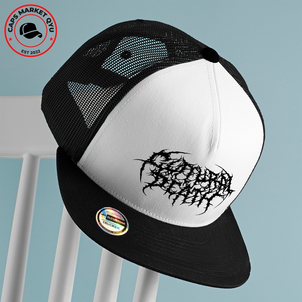 Jual CULTURA DEATH SNAPBACK BAND METAL TOPI JARING PRIA TOPI SNAPBACK ...