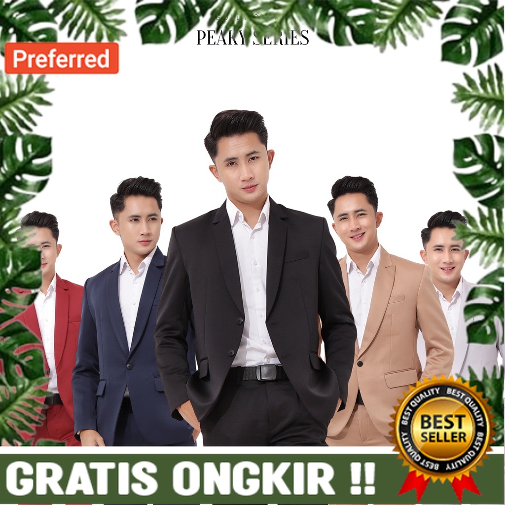 Jual Goldy Outfit Jas Formal Pria - Peaky Series// JAS FORMAL BLAZER ...
