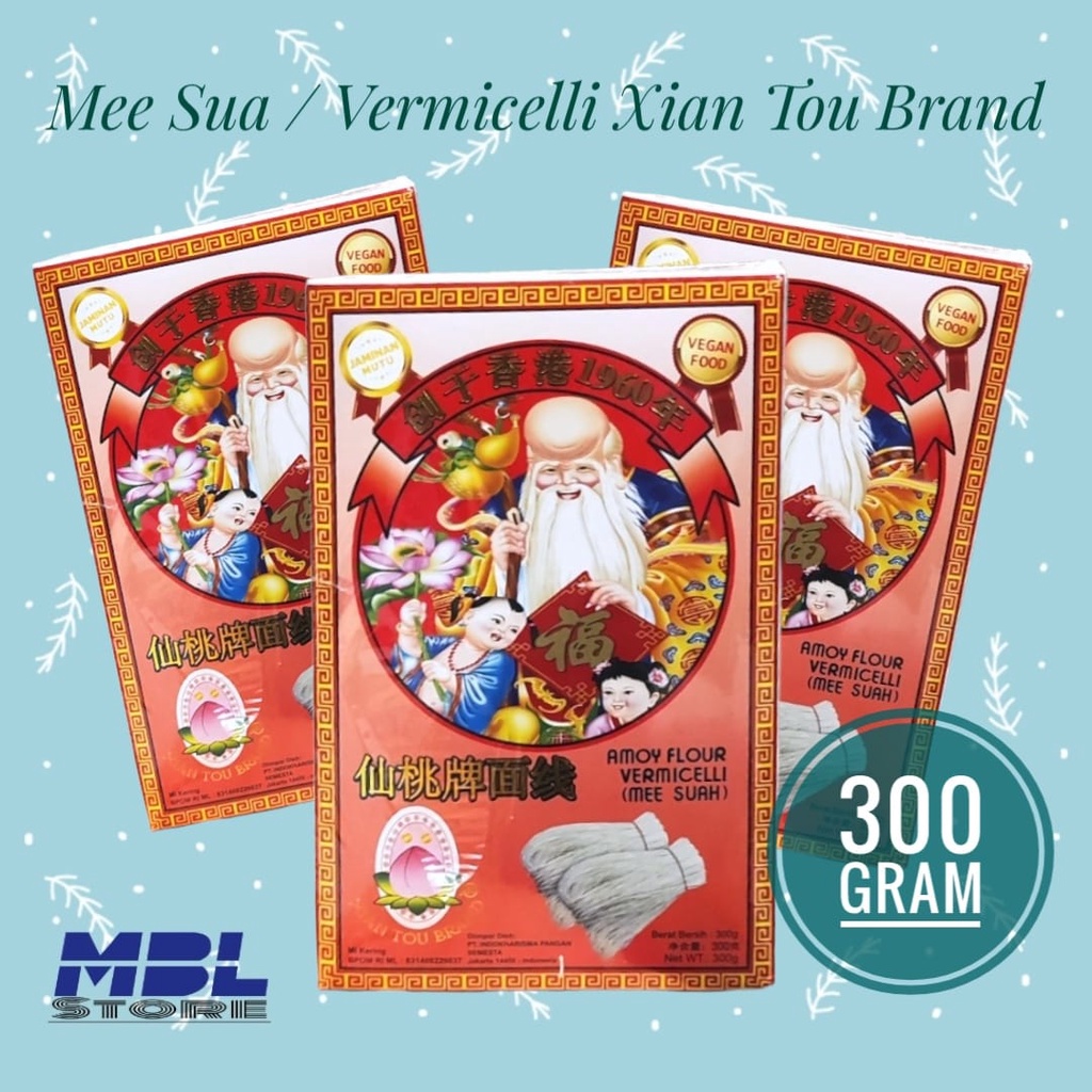 Jual Misua Mee Suah cap orang tua Xian Tou Amoy Flour Vermicelli 300 ...