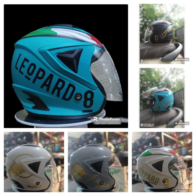 Jual HELM RX FIGHTER MOTIF LEOPARD HELM JP 13 MOTIF LEOPARD TOSKA GLOS ...