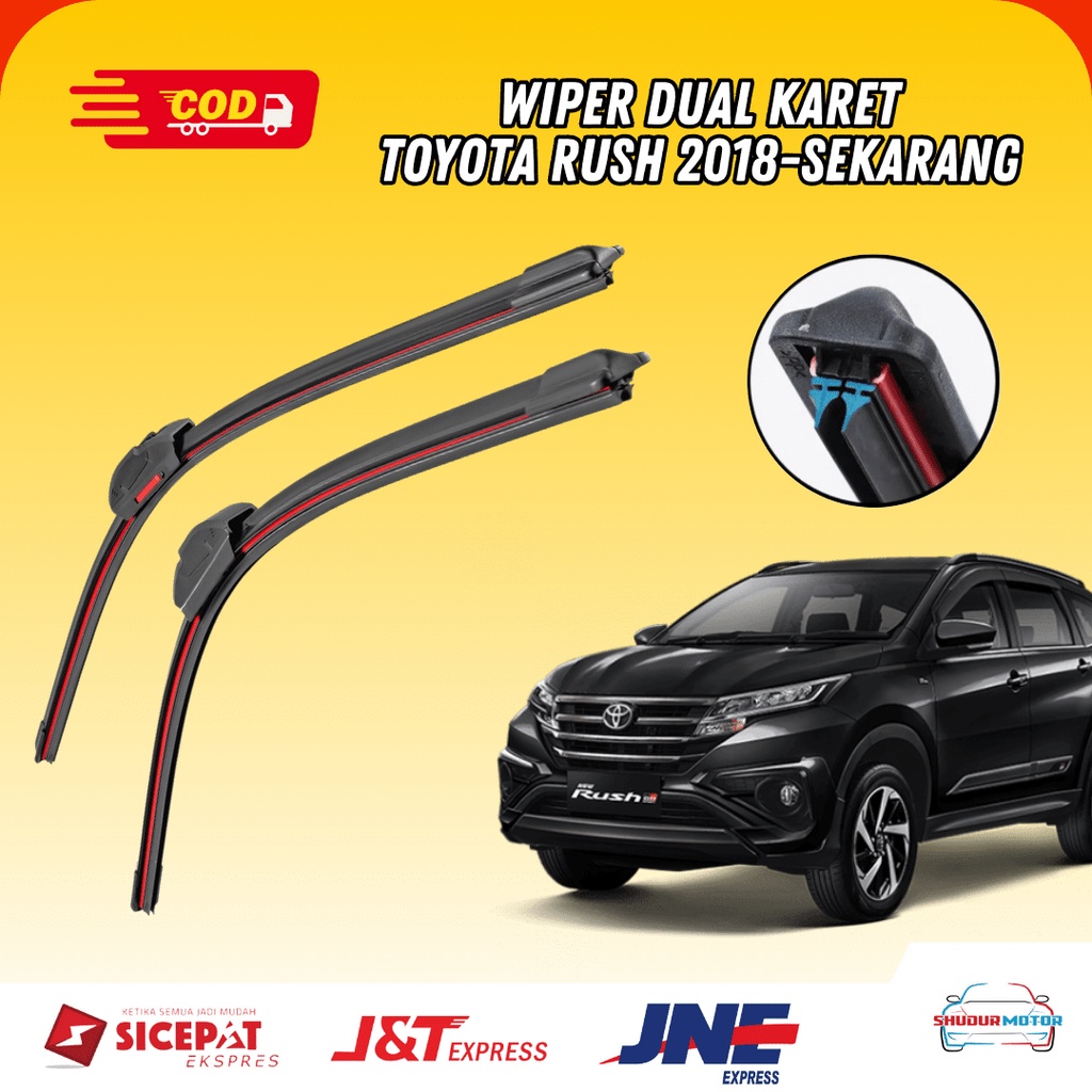 Jual Wiper Dual Blade - Toyota All New Rush Rush 2018 - Sekarang ...