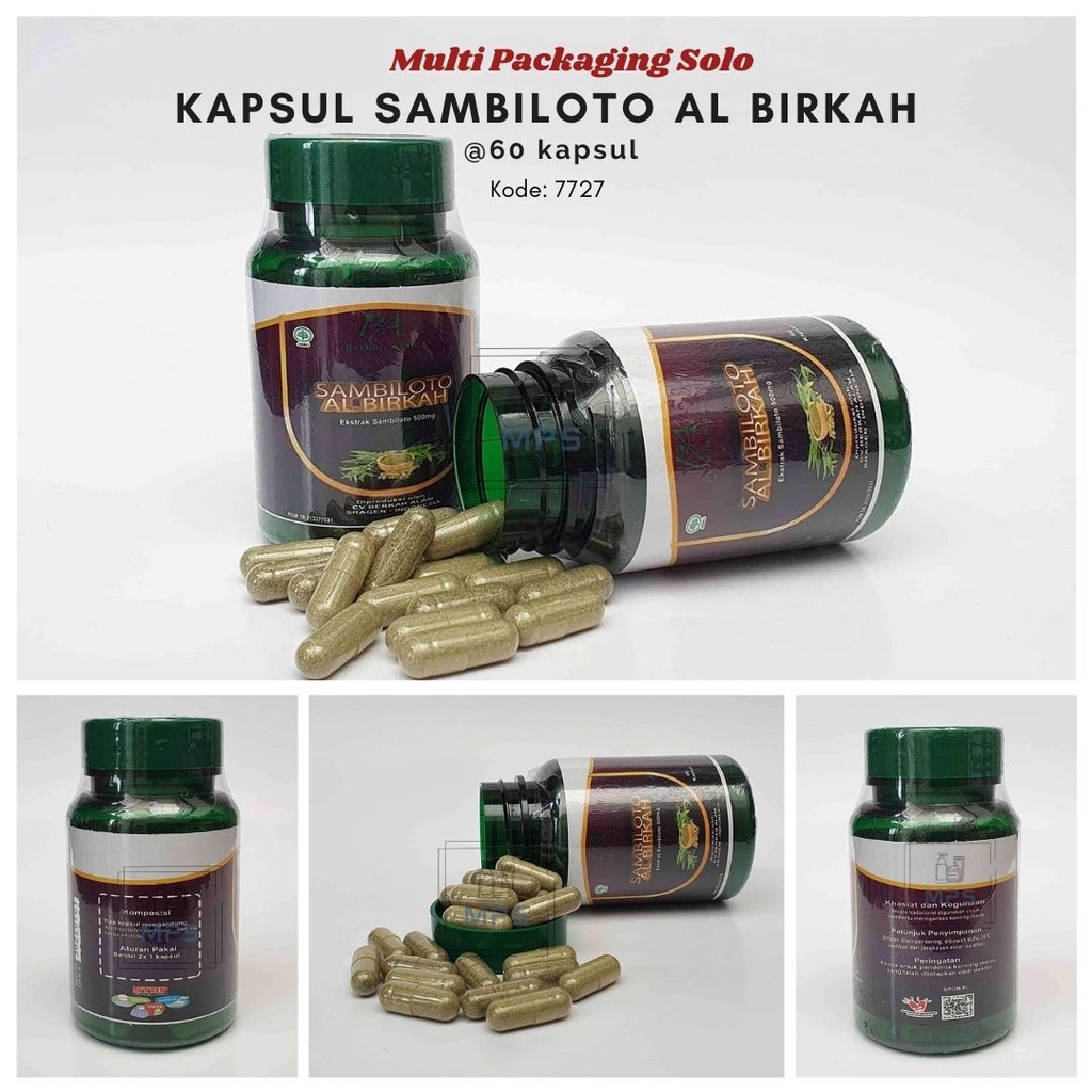 Jual Kapsul Sambiloto Al Birkah @ 60 Kapsul / Sambiloto Albirkah ...