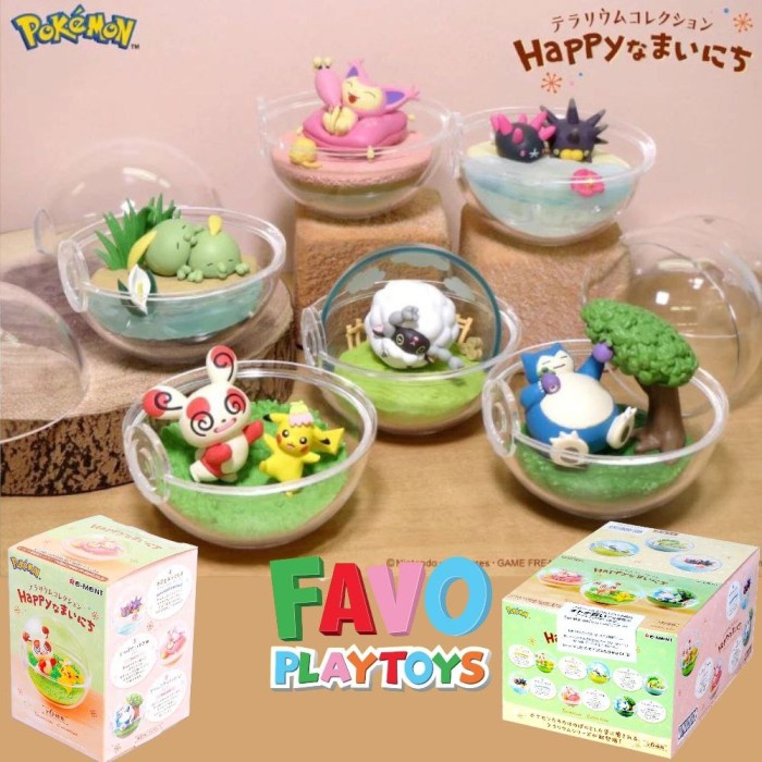 Jual RE-MENT Pokemon Happy Ordinally Days Terrarium Collection Series ...