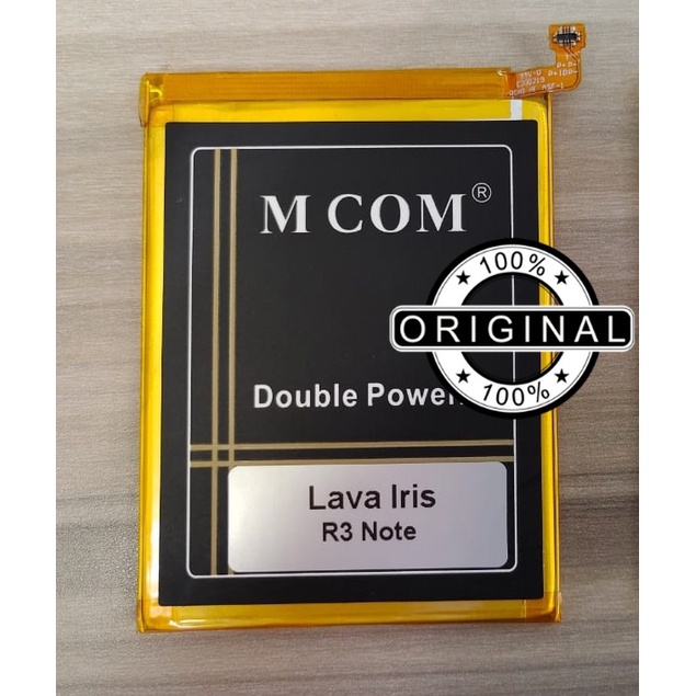 Jual Battery Batere Batre Baterai Double Power IC Mcom Lava Iris R3 Note Kapasitas 5000 Mah ...