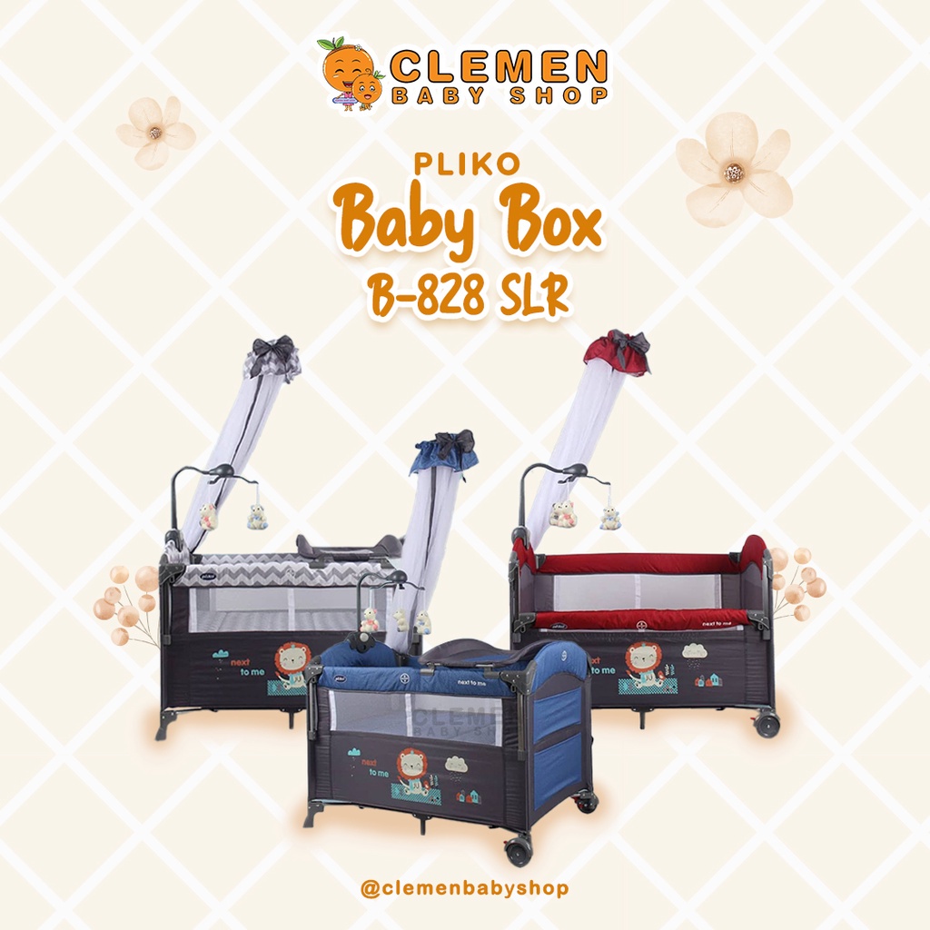 Jual Pliko Baby Box B-828 SLR ( Ranjang Tempat Tidur Bayi ) | Shopee ...