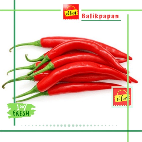 Jual CABAI MERAH BESAR 100gr /ELFOOD/Rempah/Cabe/Lombok/Balikpapan ...