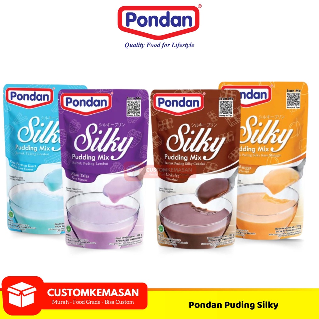 Jual Pondan Puding Silky / Puding Pondan / Pondan Puding Mangga ...