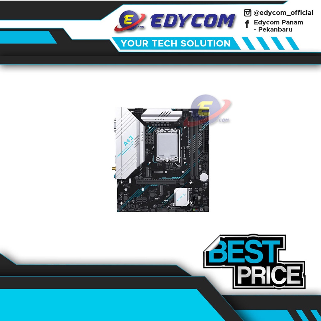 Jual Motherboard MAXSUN B760M GAMING WIFI ACE - LGA1700 B760 DDR4 USB3 ...