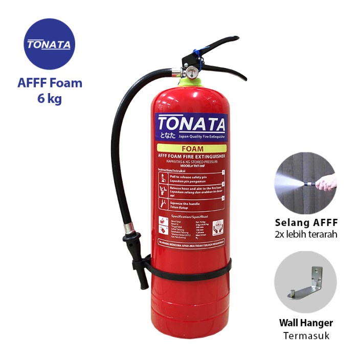 Jual Ready APAR AFFF Foam 6 Kg Tonata / Set Komplit | Shopee Indonesia