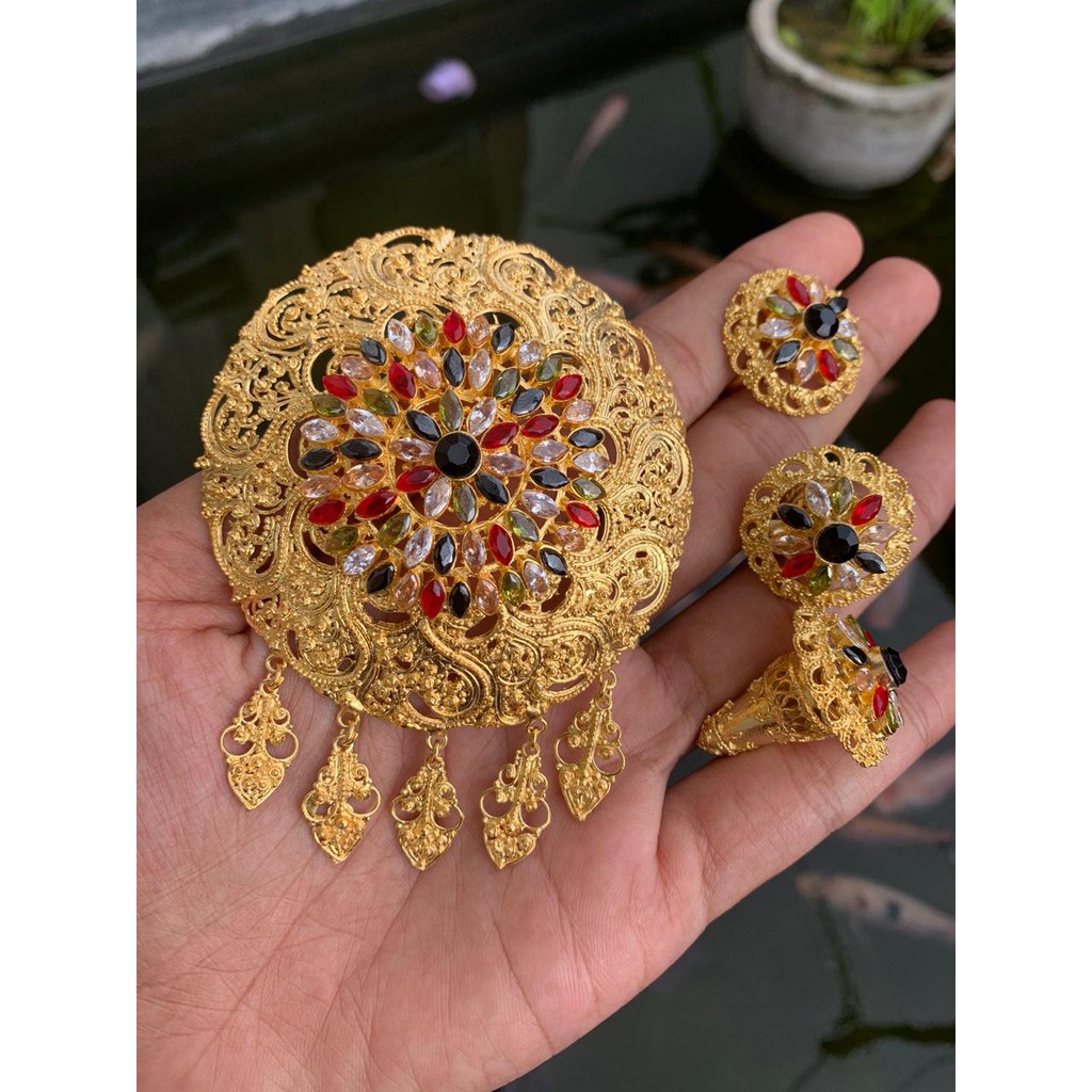 Jual SET BROS ALPAKA BALI - model borobudur | Shopee Indonesia