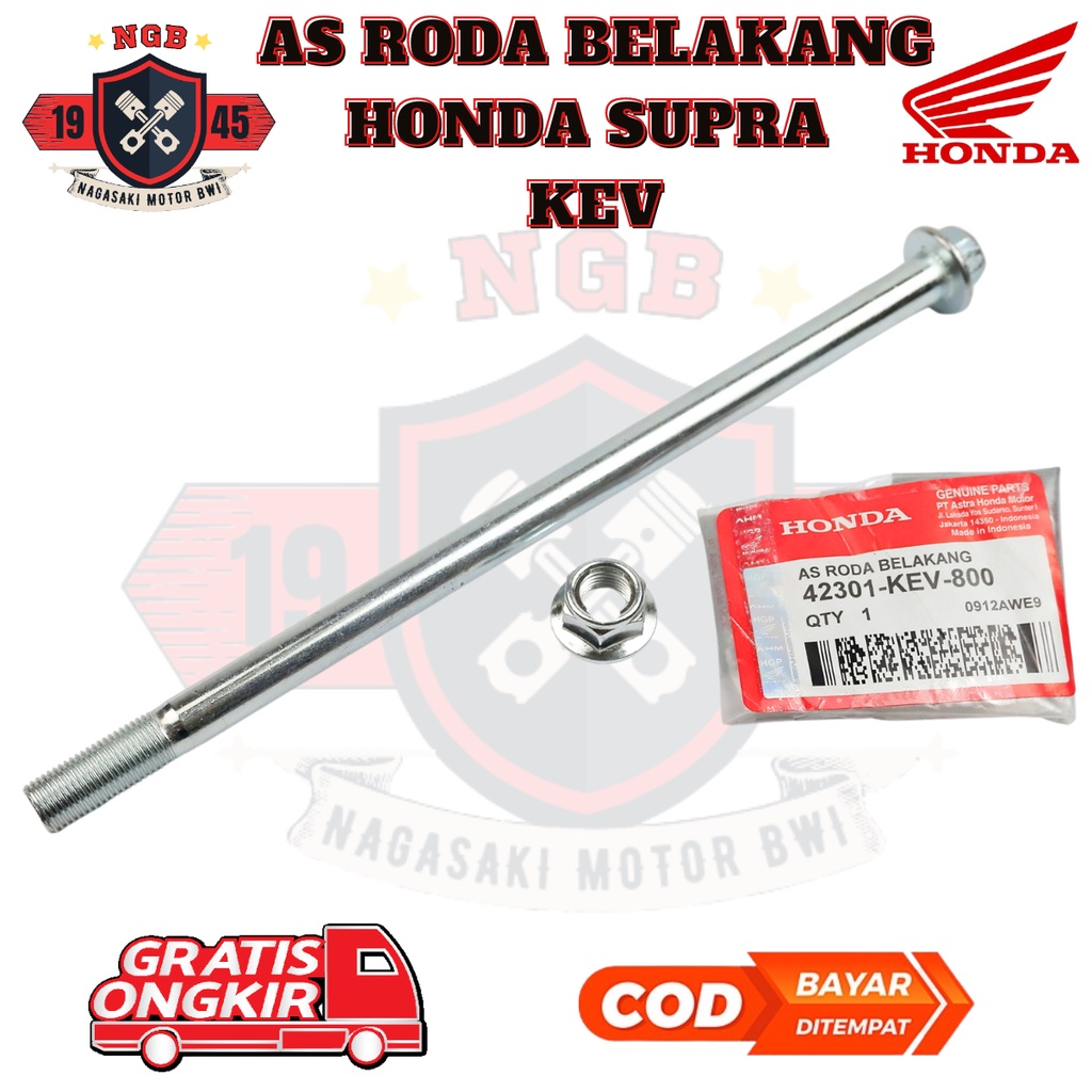 Jual AS Roda Belakang Honda Supra / As Roda Motor Honda Supra - 42301 ...
