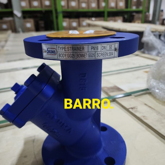 Jual Y Strainer 5" Inch DN 125 Cast Iron PN 16 Flange Saringan Steam ...