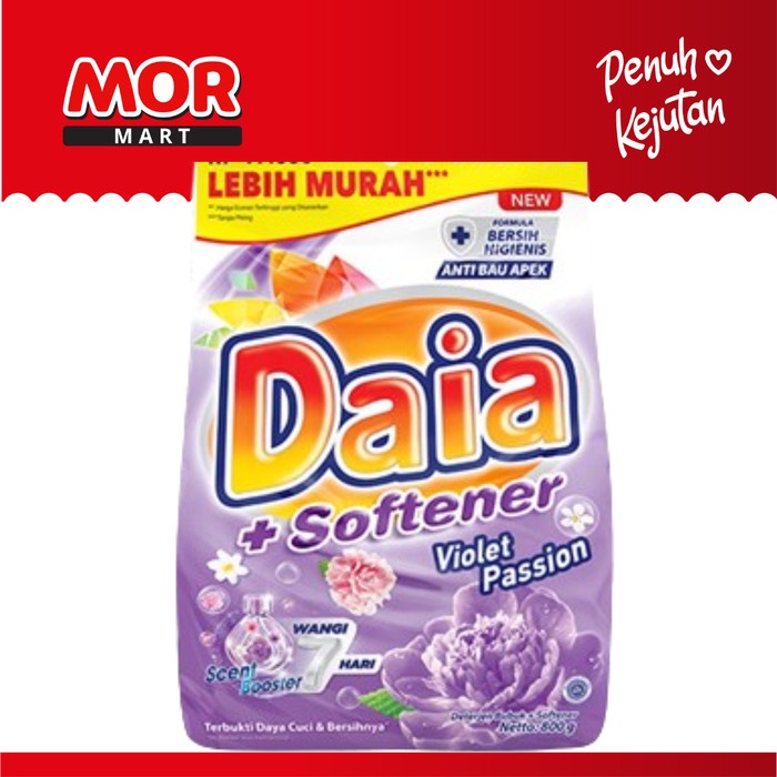 Jual DAIA Detergent Powder Violet Blossom 470g | Shopee Indonesia