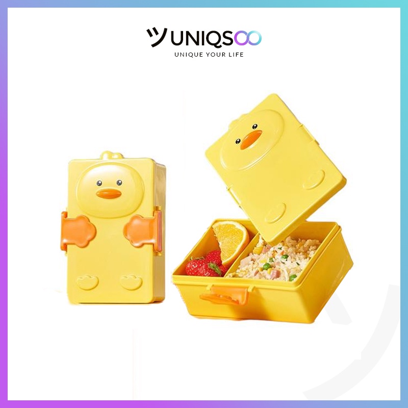 Jual ツUNIQSOO Lunch Box Lucu bentuk Bebek / Kotak Bekal Anak / Bento ...