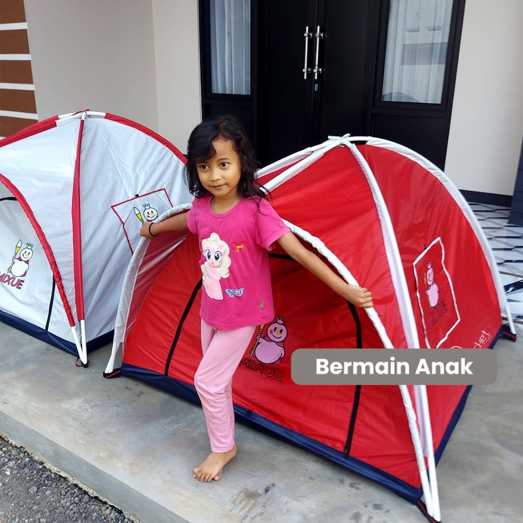 Jual Jelajahi Keseruan dengan Tenda Anak Karakter Mixue 120cm x 120cm ...