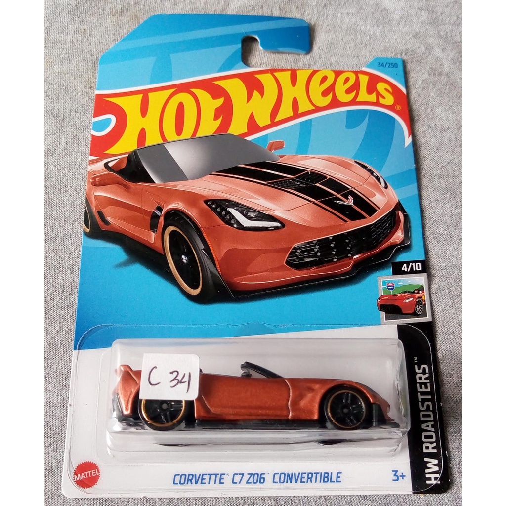 Jual Hot Wheels - Corvette C7 Z06 Convertible HW Roadster Brown | Shopee Indonesia